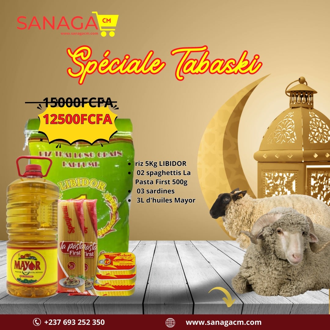 Pack Sp ciale Tabaski Huile Mayor 3L Riz Libidor 5kg 02 Sachets