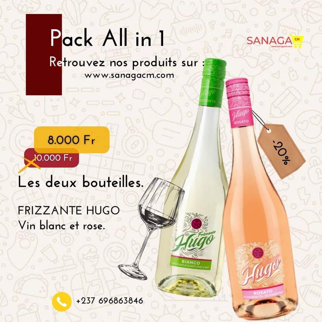 VIN ROSE + BLANC HUGO - Sanaga CM